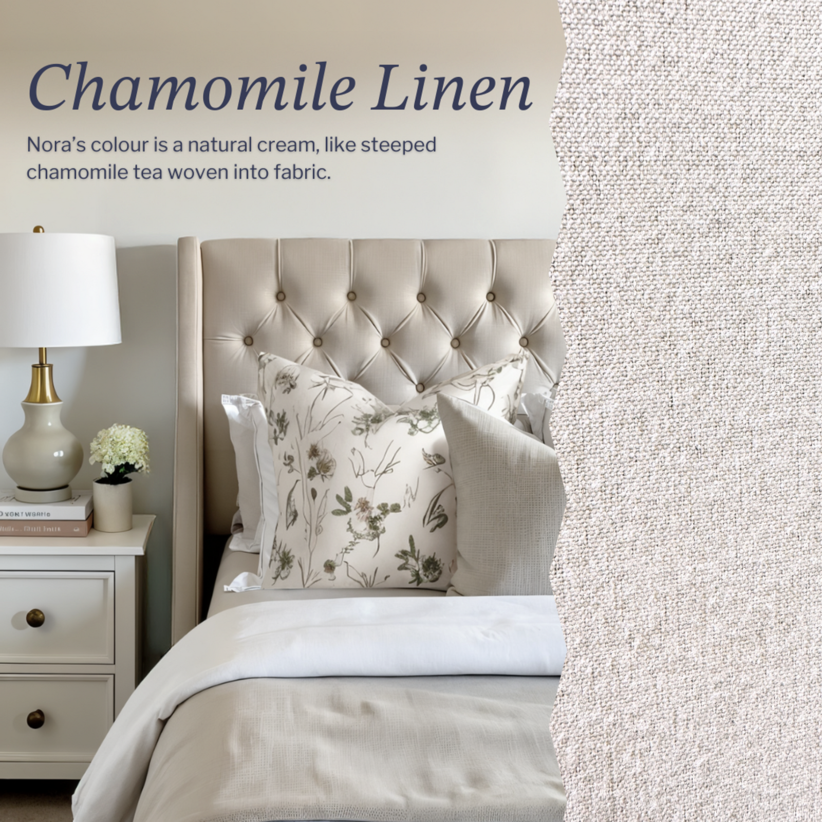 Nora Beige Storage Bed - Bed Frames - Aykah Bedroom Furniture – aykah